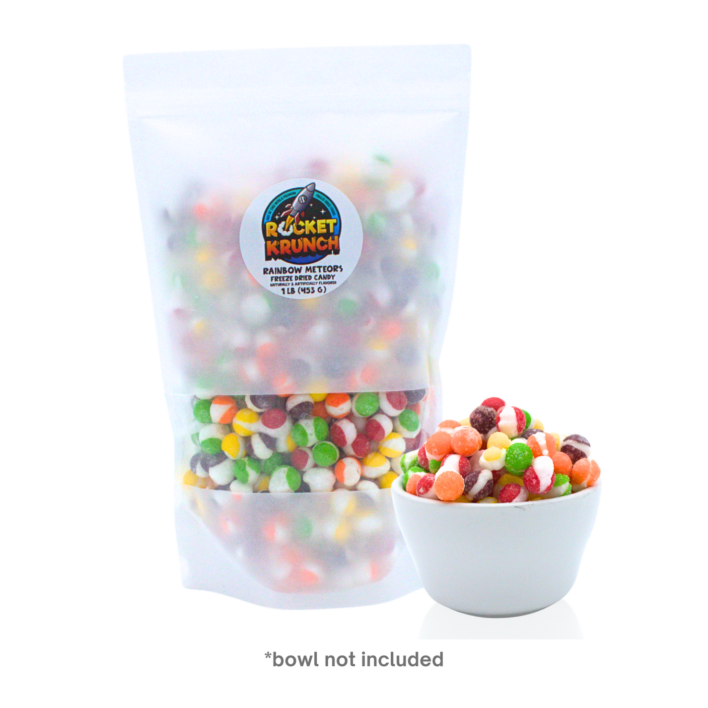 Rainbow Meteors Freeze-Dried Candy – Rocket Krunch
