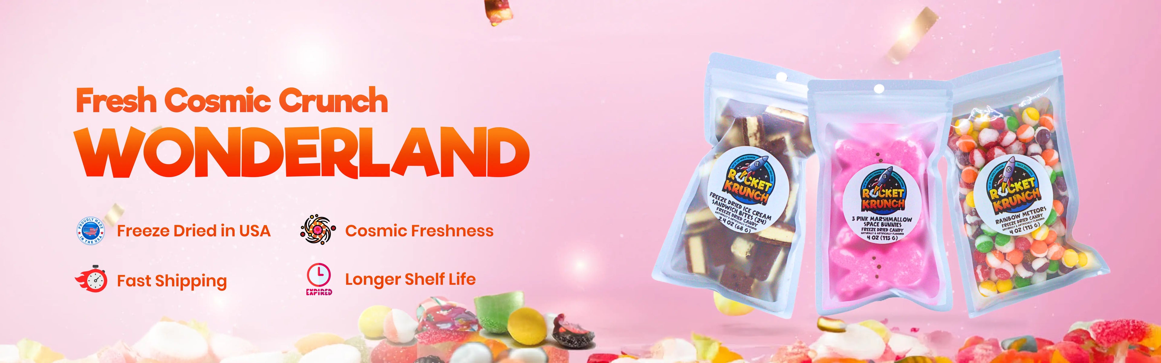 Online Freeze Dried Candy & Freeze Dried Food Store! – Rocket Krunch